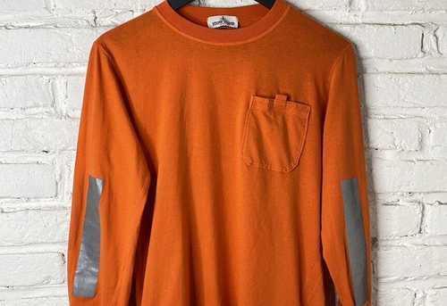 Stone island reflective orange pocket L/S