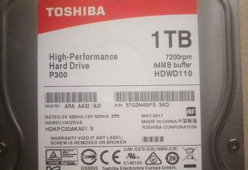 1Tb 3.5" HDD Toshiba