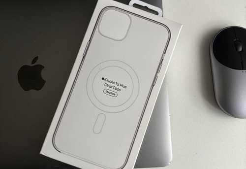 Чехол Clear Case iPhone 15 plus копия