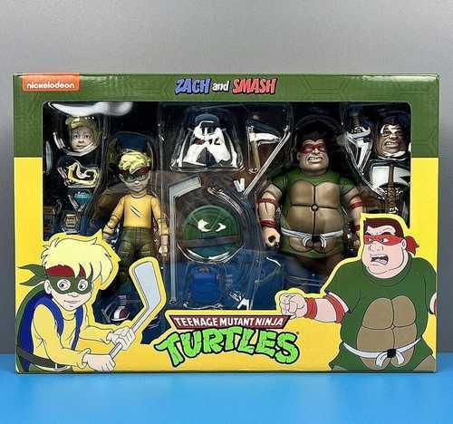 Набор фигурок Zach and Smash Tmnt Neca Тмнт Нека