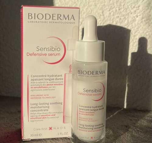 Bioderma sensibio сыворотка, гель