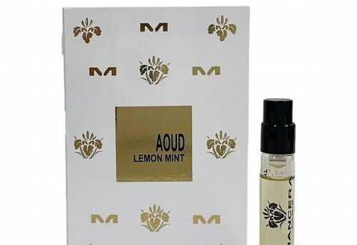 Mancera Aoud Lemon Mint парфюмерная вода 2 мл