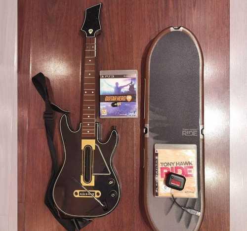 Guitar hero и Tony Hawk ps3