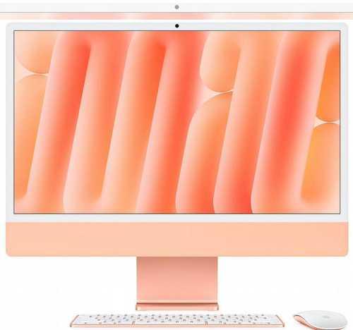 Apple iMac 24" M4 CPU 10-Core, GPU 10-Core, 16GB, 256GB, 2024 Orange MWV83