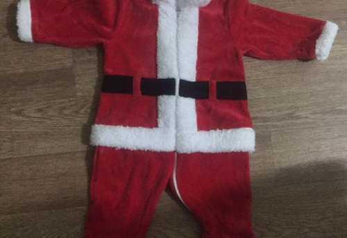 Детский костюм Санты Деда Мороза 68 рост