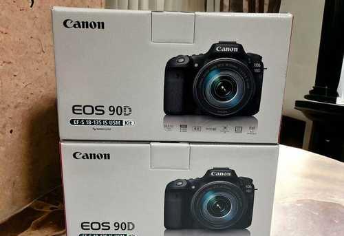 Canon EOS 90d kit EF-S 18-135 IS USM Nano новый