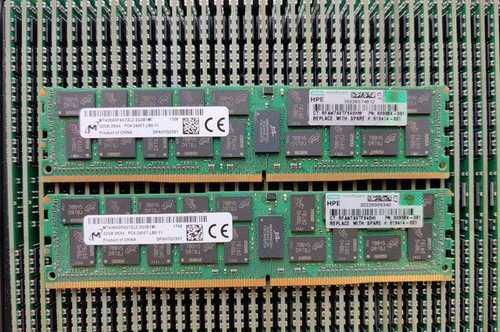 Cерверная память lrdimm HPE DDR4 32Gb 2400Mhz