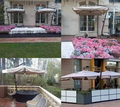 Зонты для дачи и загородного дома