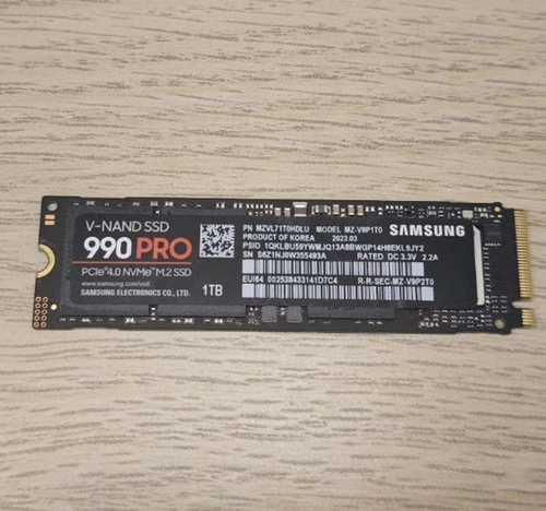 Ssd m2 Samsung 990 pro 1tb оригинал