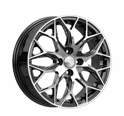 Литые диски 6x16 4x100 54.1 ET47 скад Фабиан алмаз