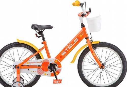 Детский велосипед Stels Captain18" оранжевый новый