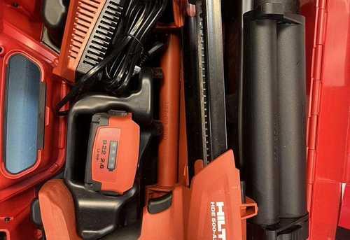 Аккумуляторный дозатор hilti HDE 500-A22