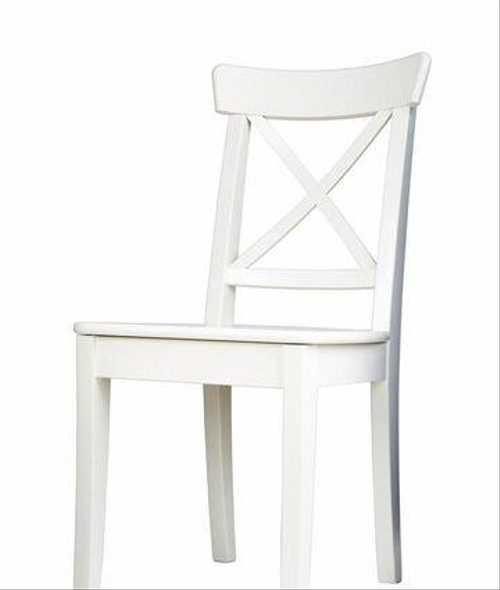 Стул Ингольф Икеа / Ingolf IKEA белый из массива б