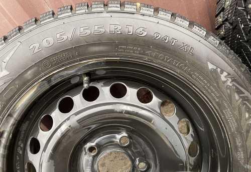 Обмен Nokian Nordman 7 205/55/16 шипы