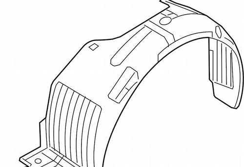 Подкрылок передний левый на Хендай i30 2 (2012-201