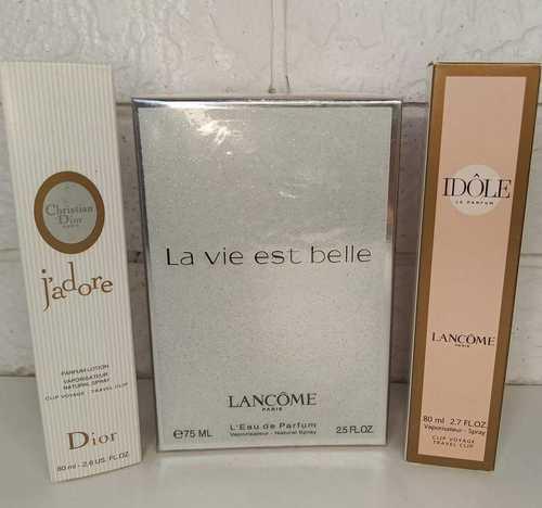 Lancome la vie est belle   Idole   dior J'adore