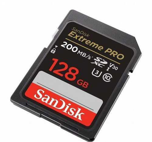 Sandisk extreme PRO 128 GB 200/90 (Новый)