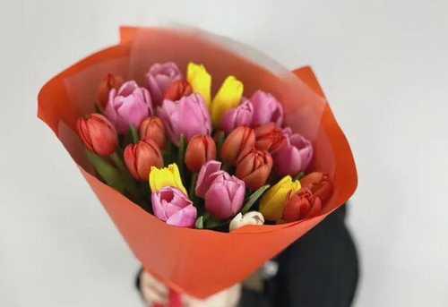 Тюльпаны букет цветов с доставкой