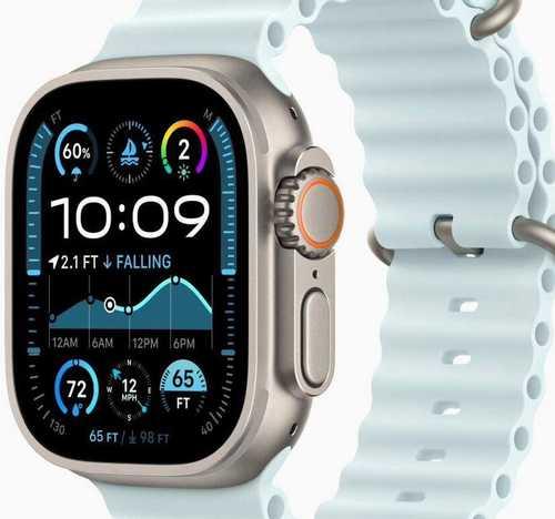 Apple Ocean Band Ice Blue Оригинальный ремешок