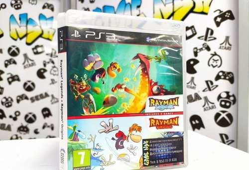 Rayman Origins + Rayman Legends (PS3) Б/У Диск