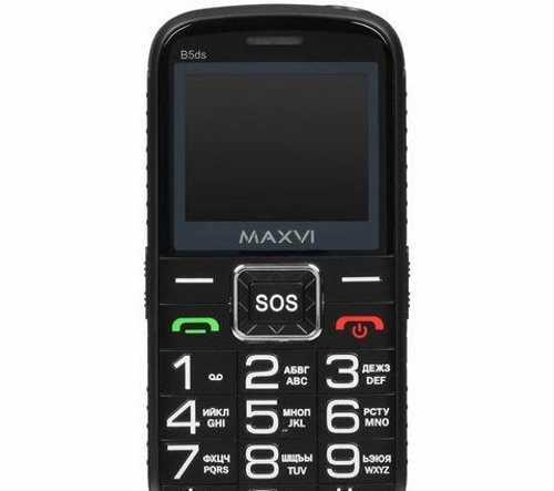 Сотовый телефон Maxvi B5ds 2.00" Black GSM