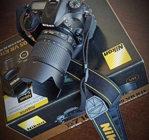 Зеркальный фотоаппарат Nikon D7100 Kit 18-105VR