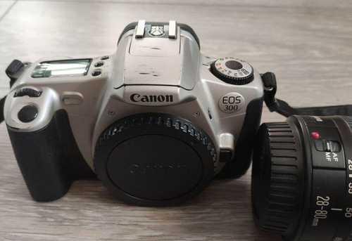 Зеркальный плёночный фотоаппарат canon eos 300