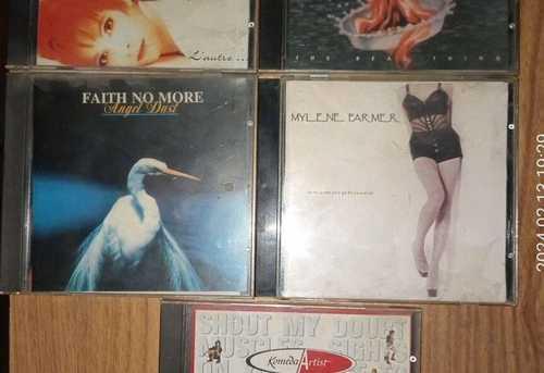 Музыкальные cd диски 5 штук