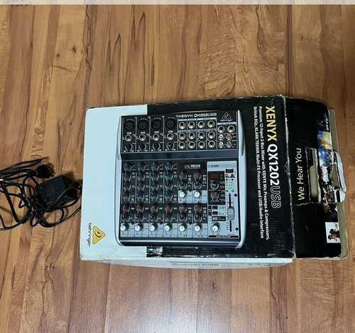 Микшерный пульт behringer xenyx qx1202usb