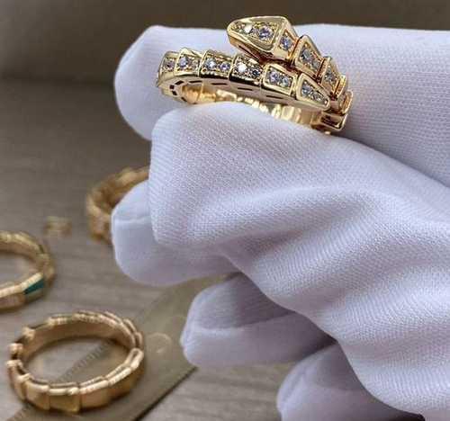 Кольцо bvlgari serpenti ring