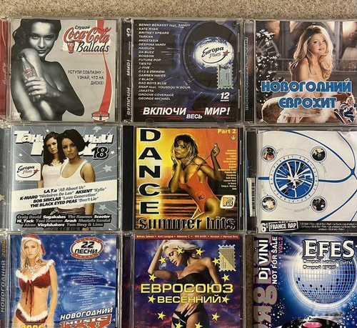 CD диски сборники 90-2000-е зарубежные исполнители