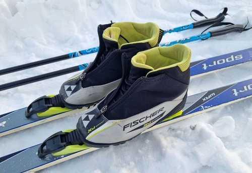 Комплект беговых лыж (ботинки, лыжи, палки)