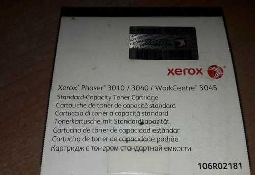 Картридж лазерный Xerox 106R02181 черный