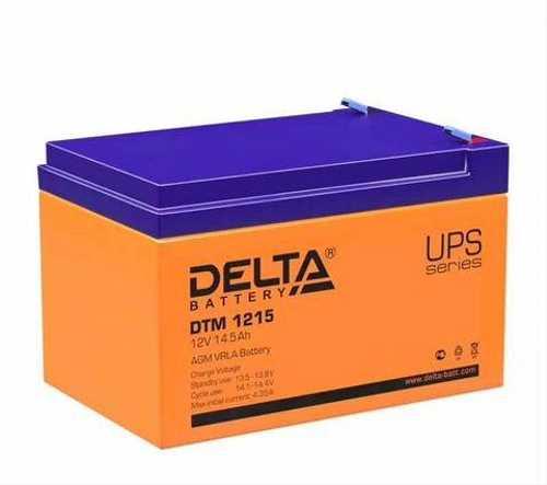 Аккумулятор Delta DTM 1215 (12V/14.5Ah) -новый. 1