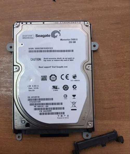 Жесткий диск 250 Gb sata-II Seagate 2.5 HDD
