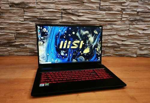 Игровой MSI - 17", Core i7-10750H, 16Gb, RTX 3050