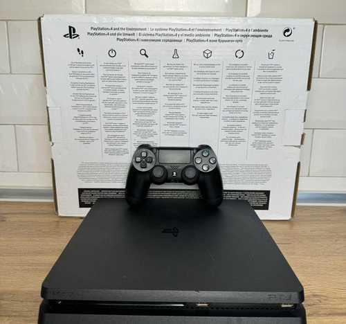 Sony playstation 4 slim 1000gb +49 игр