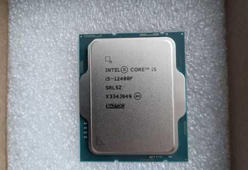 Процессор Intel Core i5 12400F, новый, 1 год гар