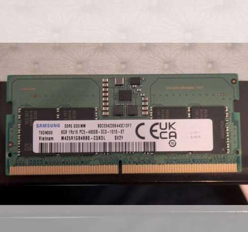 Оперативная память ddr5 sodimm 4800 samsung