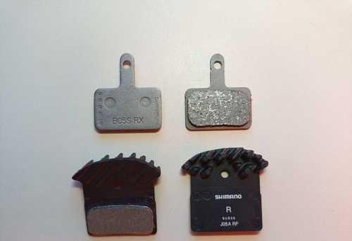 Тормозные колодки Shimano B05S-RX и J05A-RF