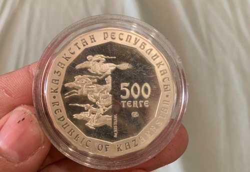 Юбилейная монета 500 тенге из серебра