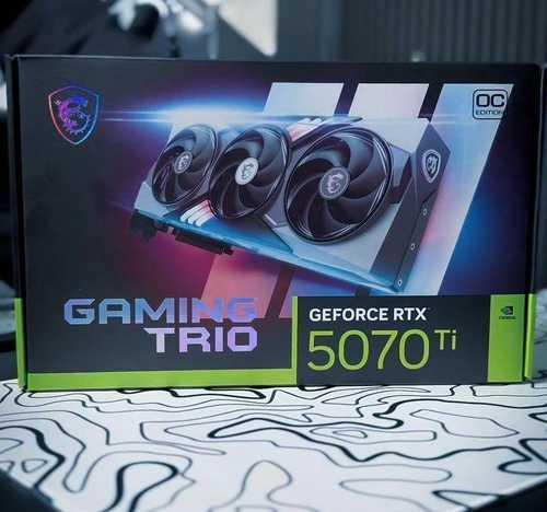 Видеокарта MSI GeForce RTX 5070 Ti gaming trio OC