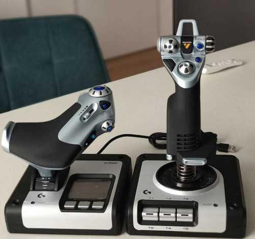 Джойстик Logitech Flight x52 Control system