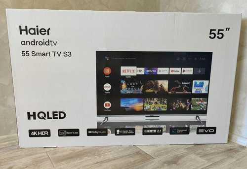 Телевизор Haier 55 SMART TV S3, 55"(139 см),UHD 4K
