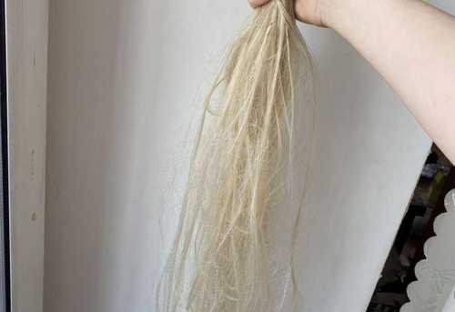 Биопротеиновые волосы для наращивания блонд