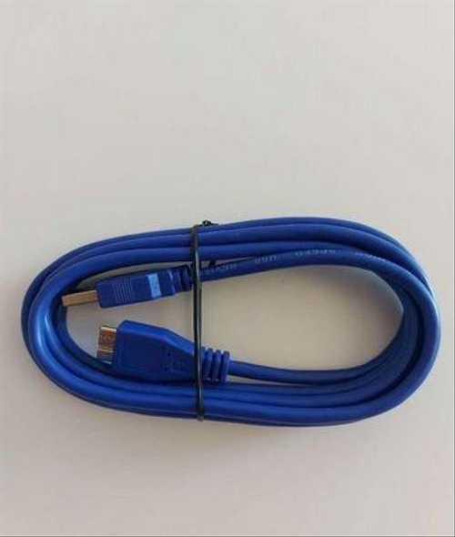 Новый кабель медный USB 3.0, 1,8 m