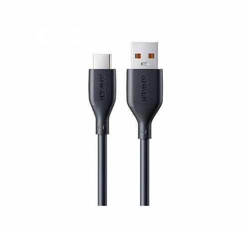 Кабель Anker USB Type-C (1м, 6A, TPE) (A8001) Черный