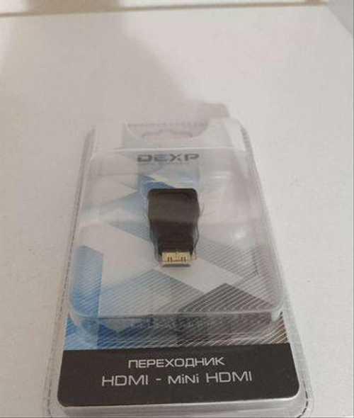 Hdmi - mini hdmi переходник dexp