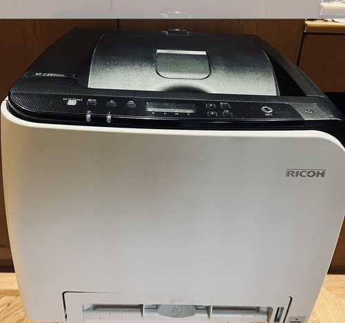 Принтер лазерный цветной Ricoh SP C261DNw