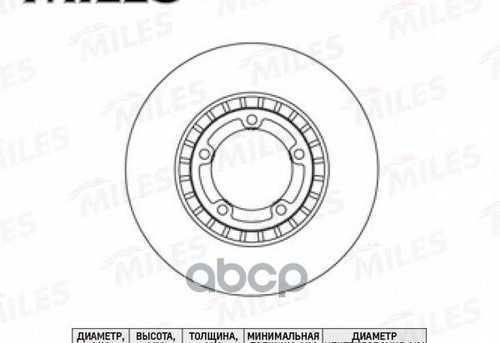 Диск тормозной hyundai H1/starex 01/porter 04